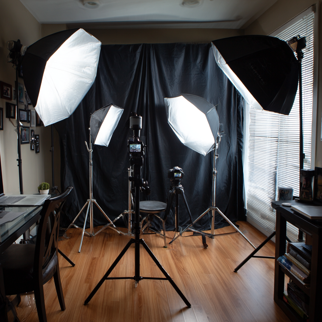 Studio Lighting Kits for Home Photography & Video – Camera Electronic
