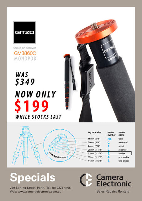 Gitzo GM3860C Basalt Monopod Special – Camera Electronic