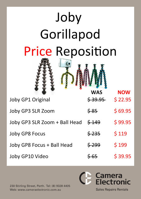 Joby Price Reposition – Camera Electronic