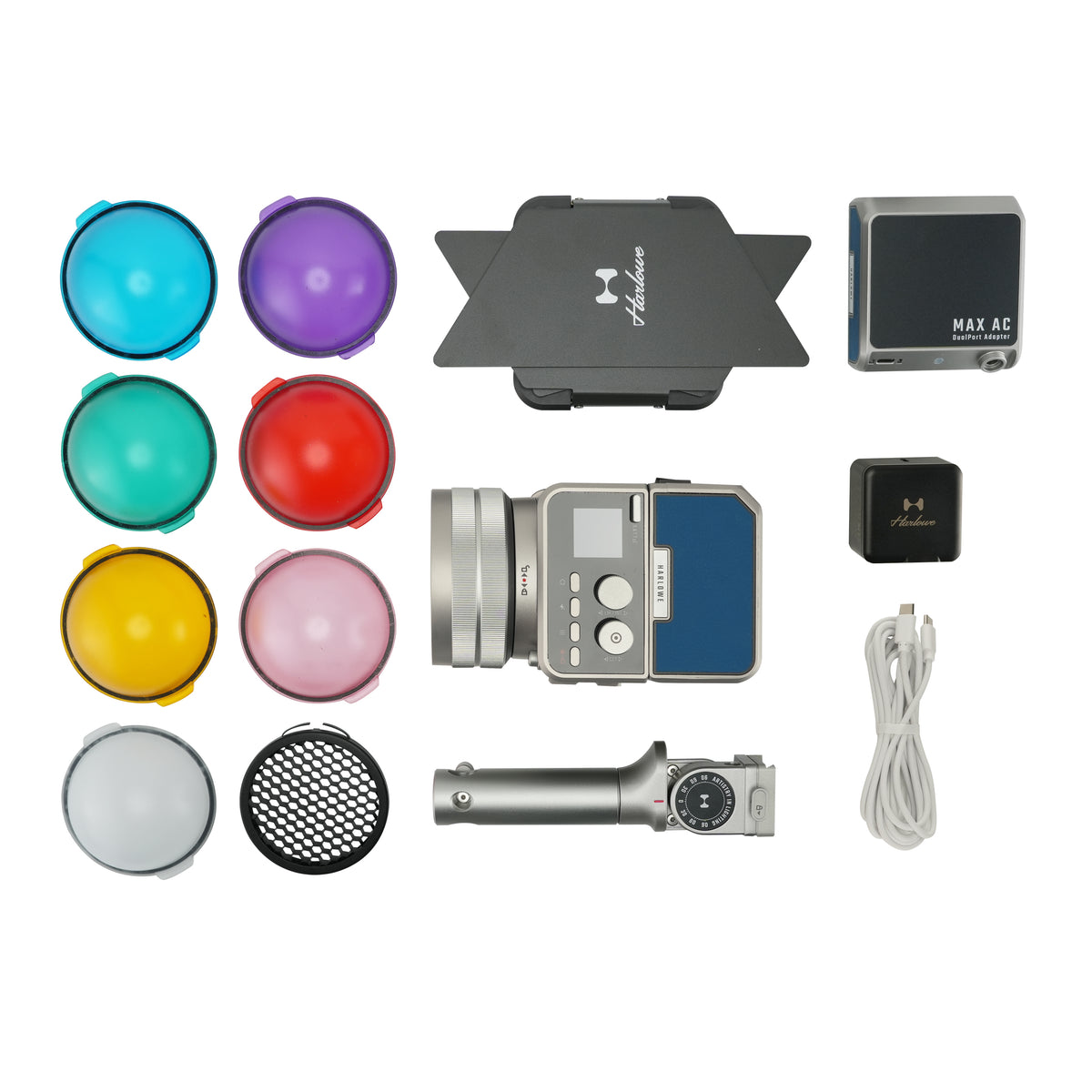 Harlowe Mini Max-X 40W LED Photography Light Creator Kit – Camera ...