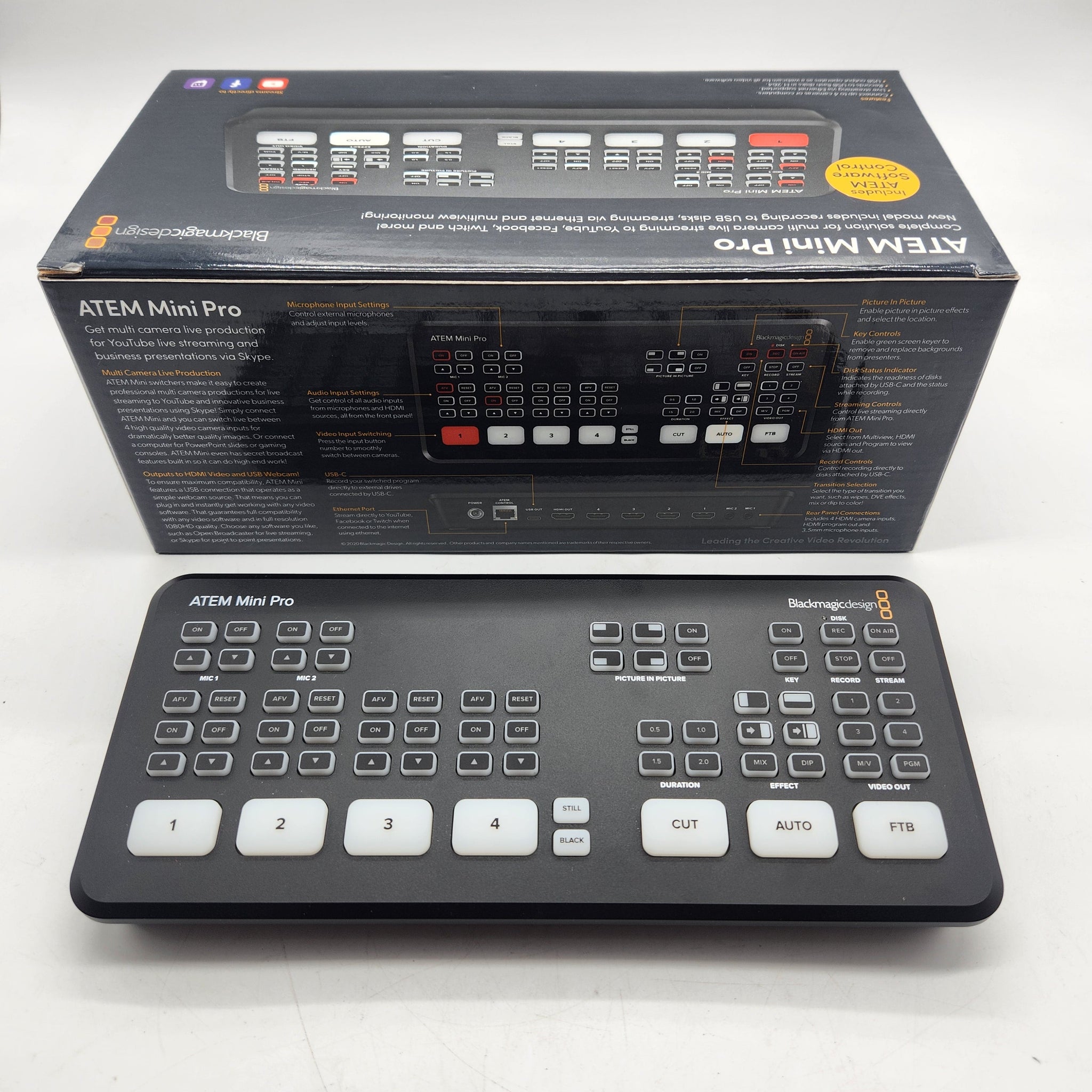 Pre-Owned Blackmagic Atem Mini Pro SN: 10916233 – Camera Electronic