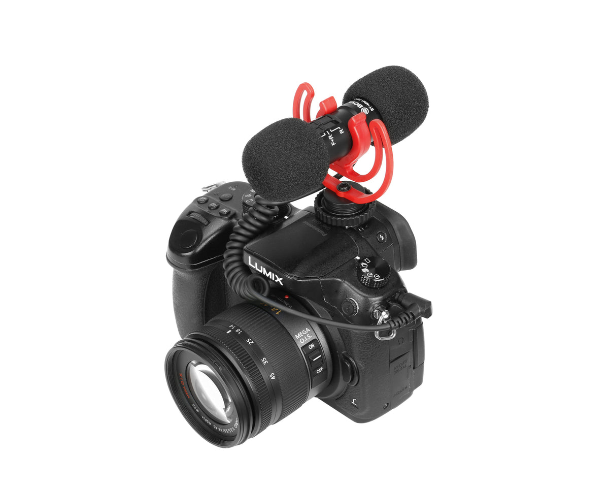 Boya BY-MM1 Pro Dual-Capsule Condenser Microphone – Camera Electronic