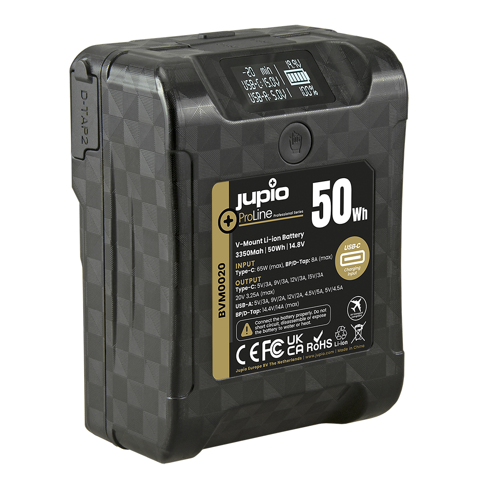 Jupio ProLine 50W Extreme V-Mount Battery – Camera Electronic