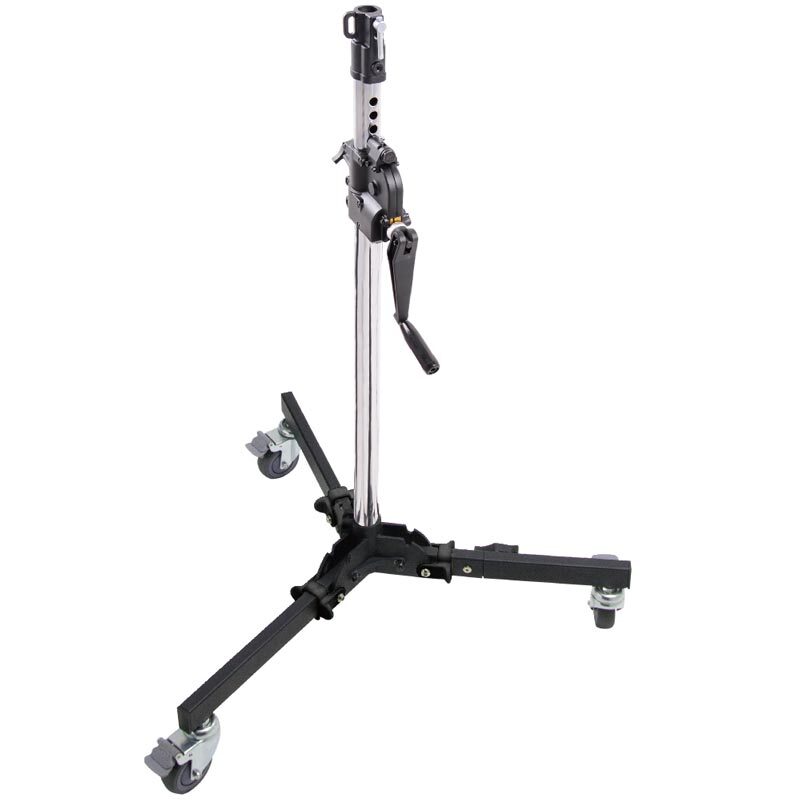 Kupo 382M 2 Section Low Base Wind Up Stand with Castor Wheels – Camera ...
