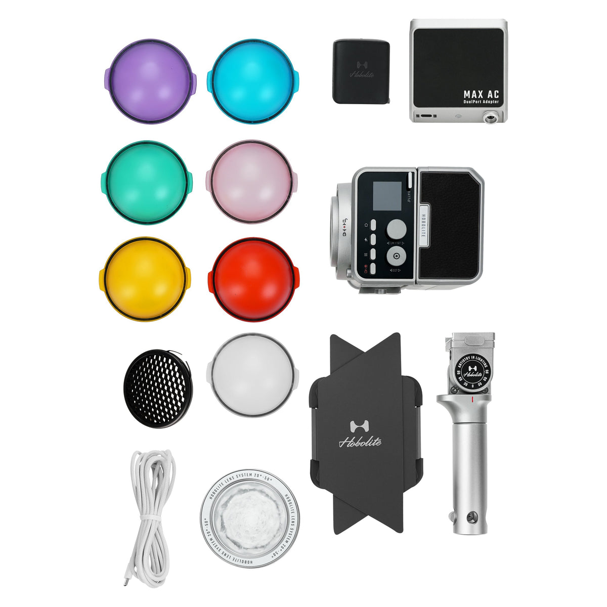 Hobolite Mini Max Bi-Color LED Light Creator Kit (Midnight) – Camera ...