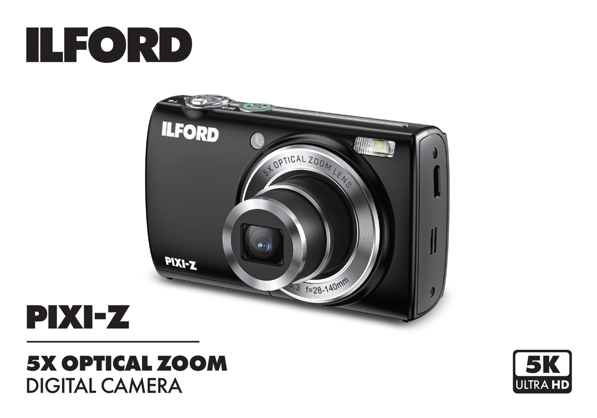 Ilford Pixie-Z Compact Digital Camera (Black) – Camera Electronic