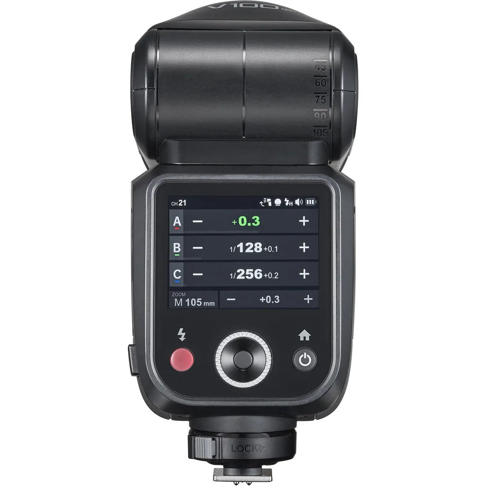 Godox V100 TTL Li-Ion Touch Screen Speedlight Flash for Pentax – Camera ...