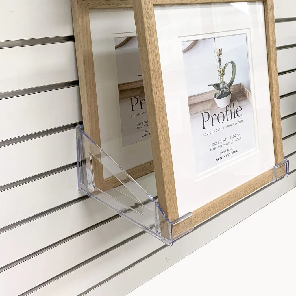 Profile Slat Wall Adjustable Frame Display Brackets with Front-Facing ...