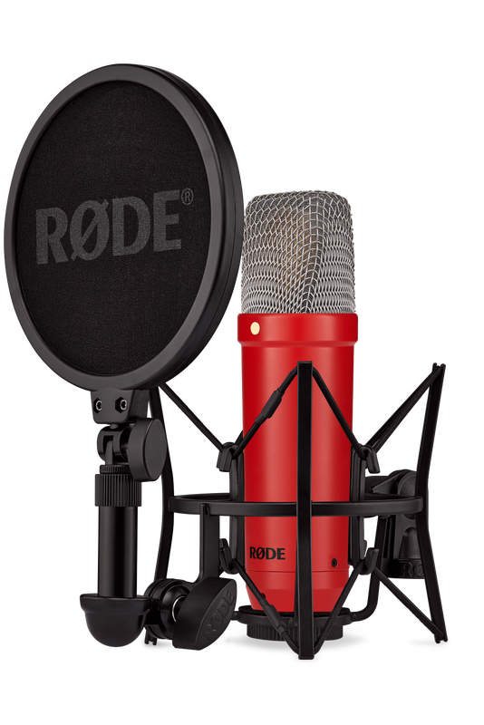 RODE NT1 Signature Series Large-Diaphragm Condenser Microphone (Red ...