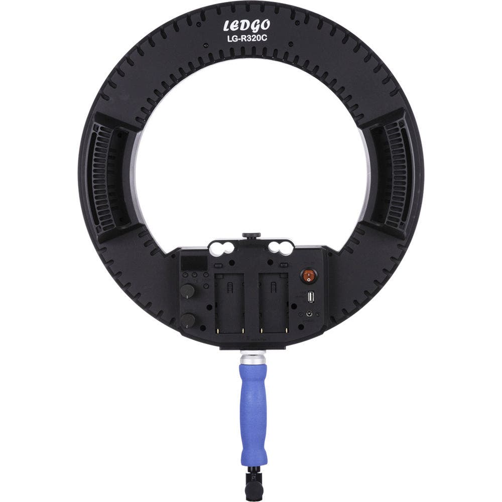 Ledgo Bi-Color Flood Shoot-Through LED Ring Light (18.3") – Camera ...