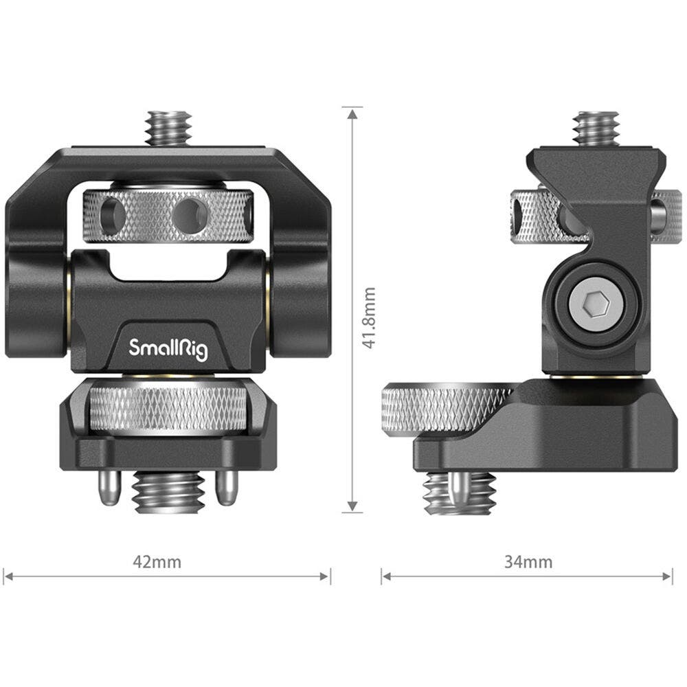 SmallRig Swivel and Tilt Monitor Mount with ARRI-Style Accessory Mount ...
