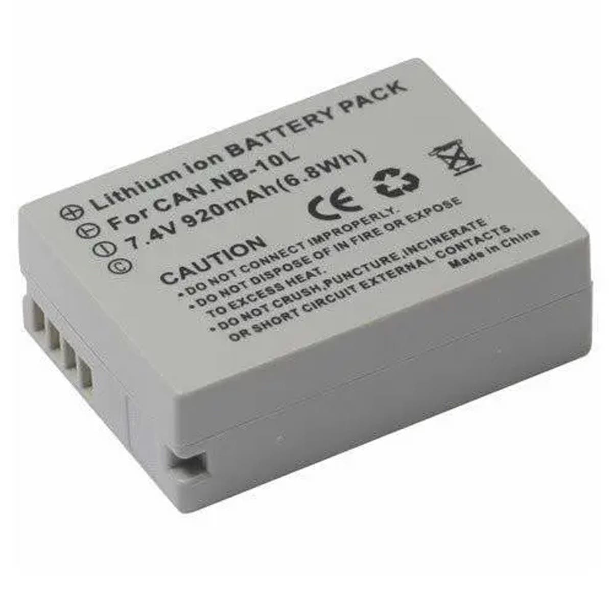 Inca NB-10L 7.4v 850mAh Canon Battery SX60HS – Camera Electronic