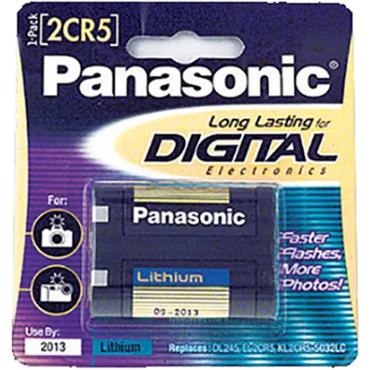 Buy Panasonic 2CR5 6v Lithium Battery online – Camera Electronic