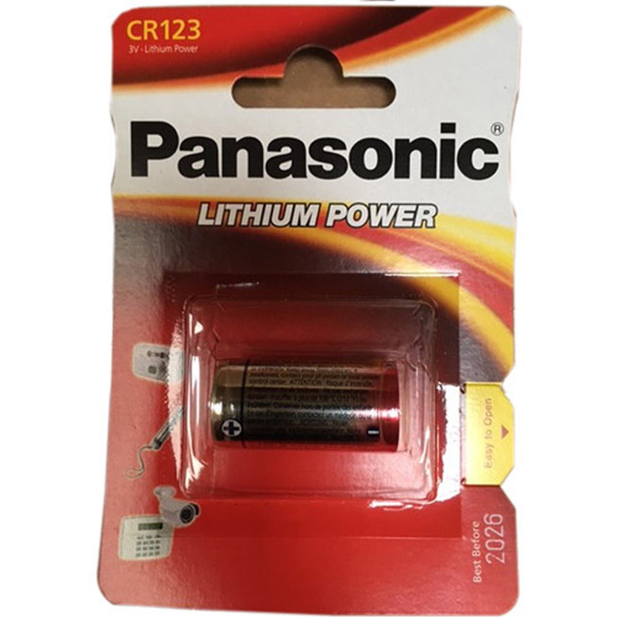Panasonic CR-123 3V Lithium Battery – Camera Electronic