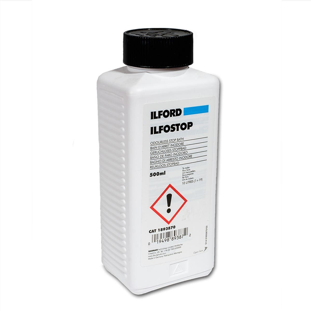 Ilford Ilfostop Stop Bath 500ml – Camera Electronic