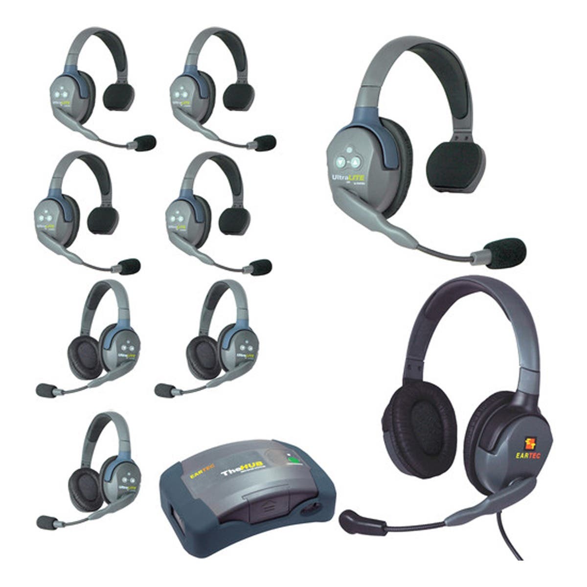 Eartec HUB953MXD UltraLITE 9-Person HUB Intercom System with Max 4G Do – Camera Electronic