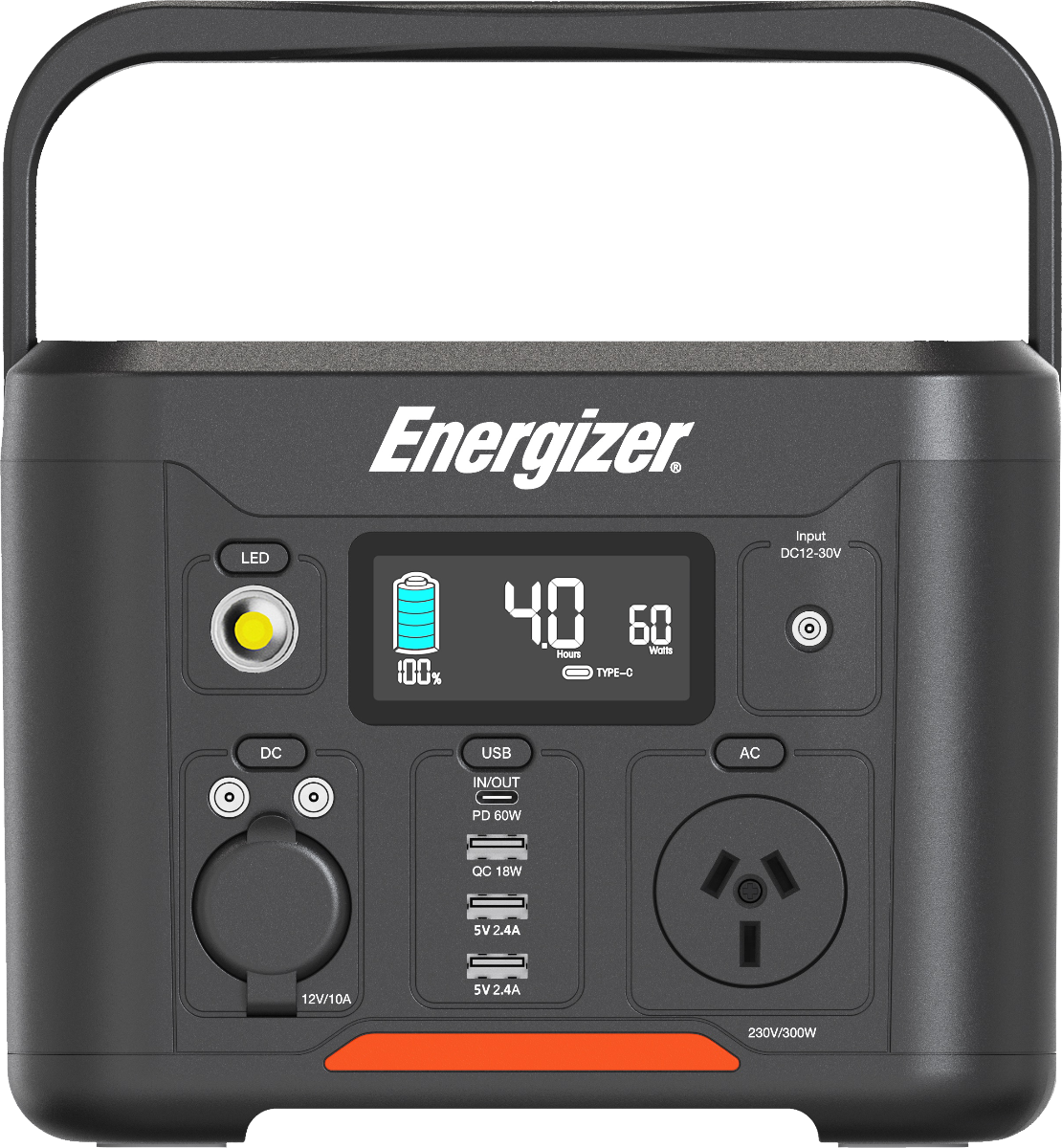 Energizer Hard Case Everest 300 290Wh Li-ion Battery 300W – Camera ...