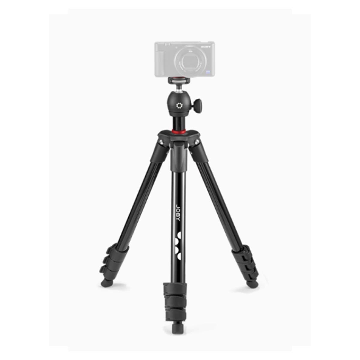 Joby Compact Advanced 52inch Tripod with Ball Head, Phone Mount and Bag ...