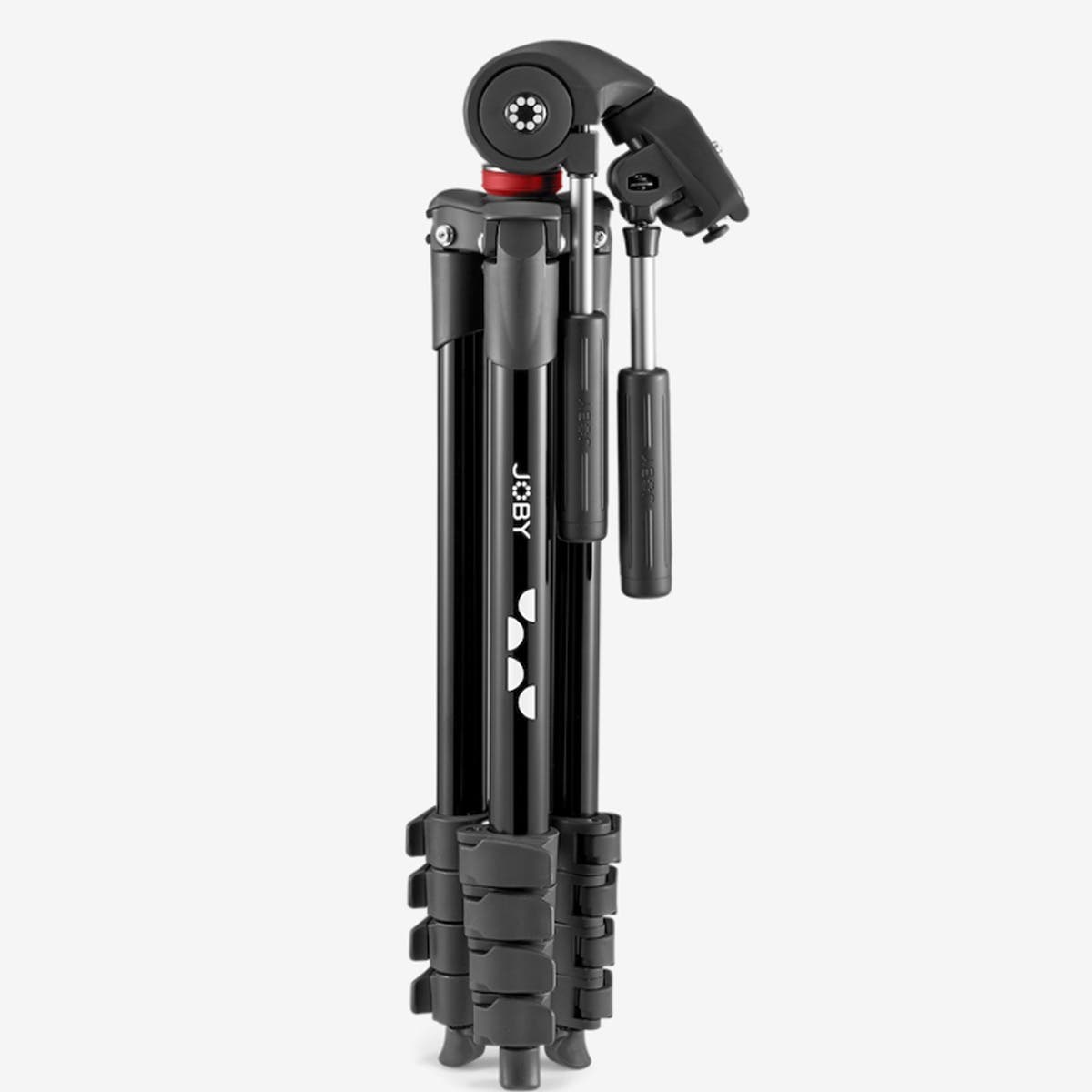 Joby Compact Advanced 65 inch Tripod with 3 Way Head, Phone Mount and ...