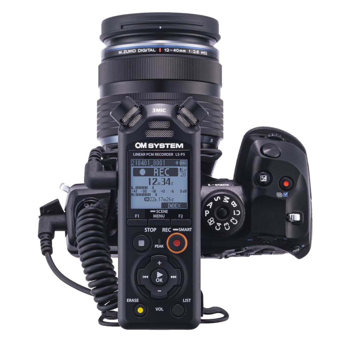 OM System LS-P5 All-In-One High-Resolution Linear PCM Recorder – Camera ...