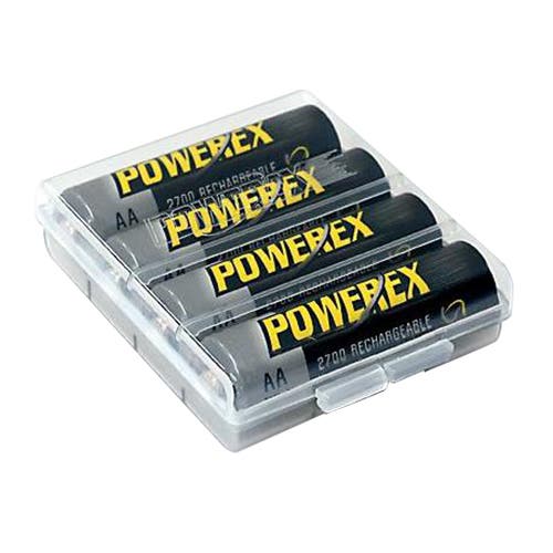 PowerEx Rechargeable AA NiMh 2700mAh Batteries (4 Pack) – Camera Electronic