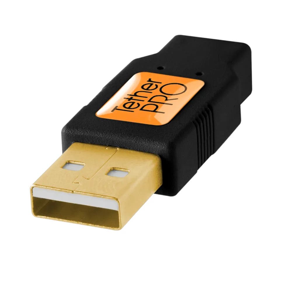 Tether Tools USB 2 Male to Mini-B 5-Pin 90cm Black – Camera Electronic